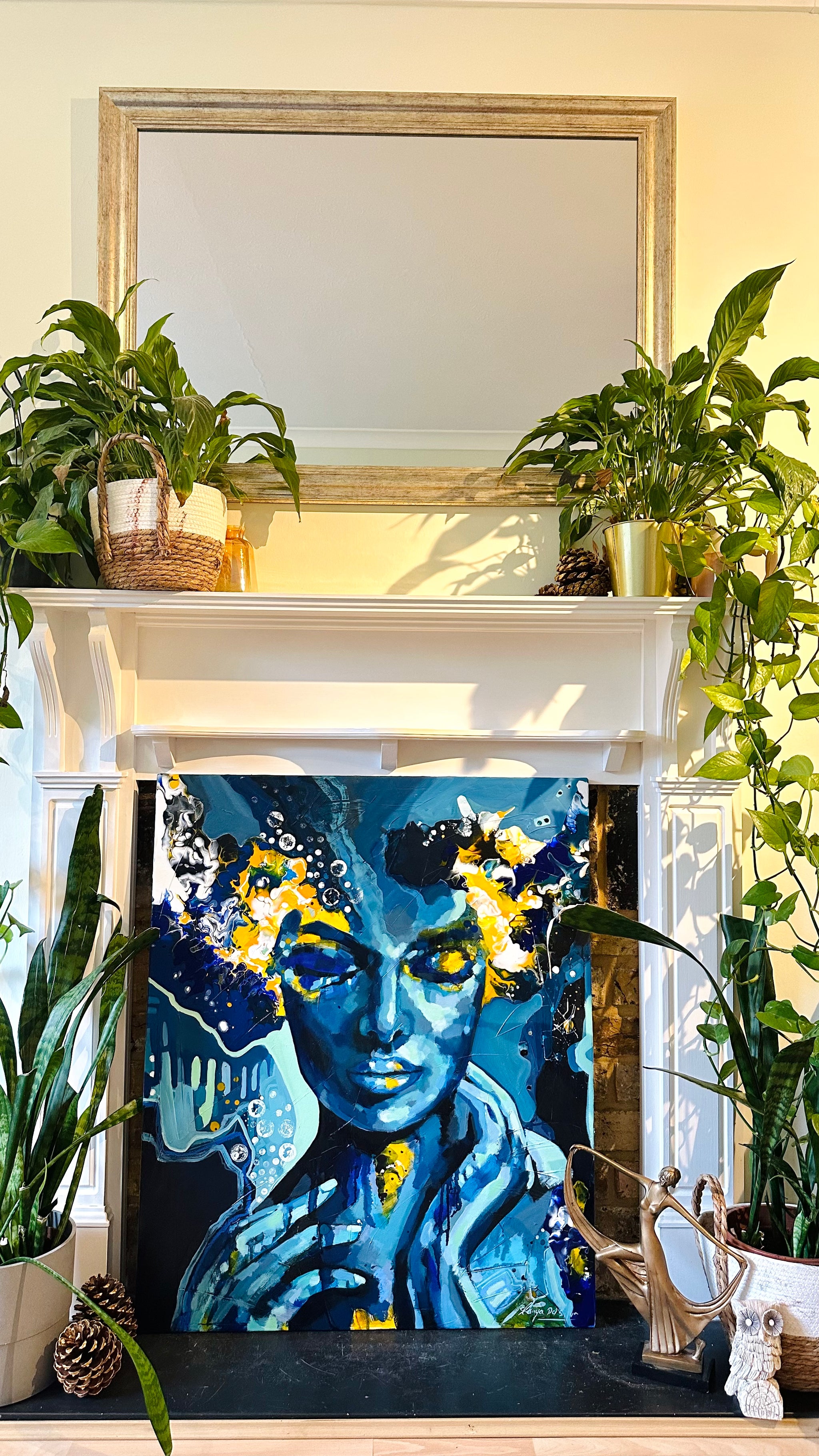 Starry Night's Ethereal Muse – Chayadesilva